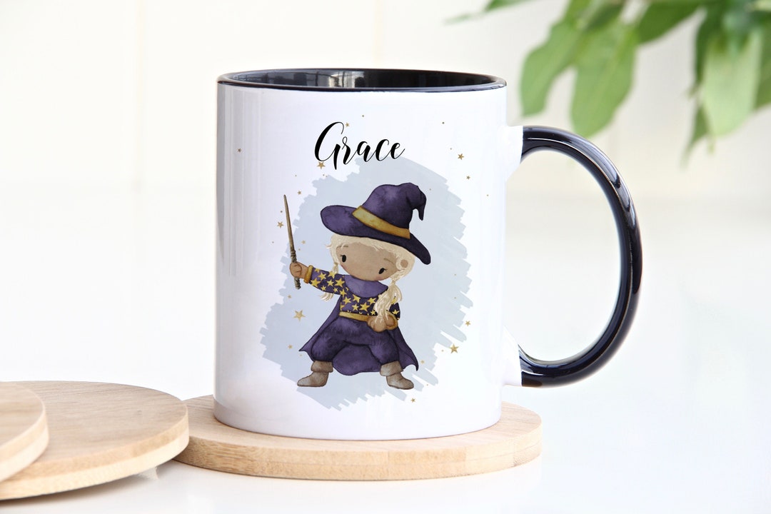 Personalised Wizard Mug, Wizard Gift, Gift for Her, Personalised Wizard ...