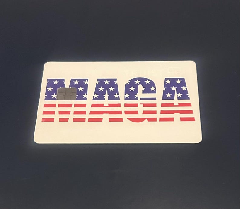 MAGA Credit Debit Card Skin Cover - Etsy