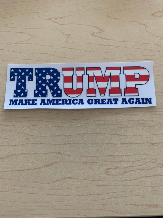 Trump MAGA Funny Window Decal Pro-trump 2024 Bumper Sticker - Etsy