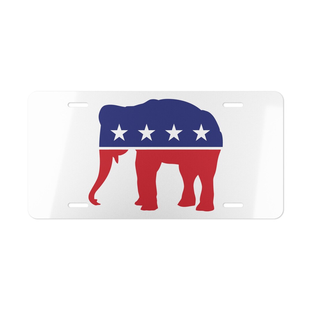 Republican MAGA Trump 2024 License Plate - Etsy