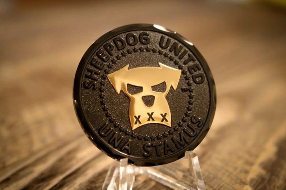 Protection Coin Gold Challenge Coin for Police Fire and Military First ...