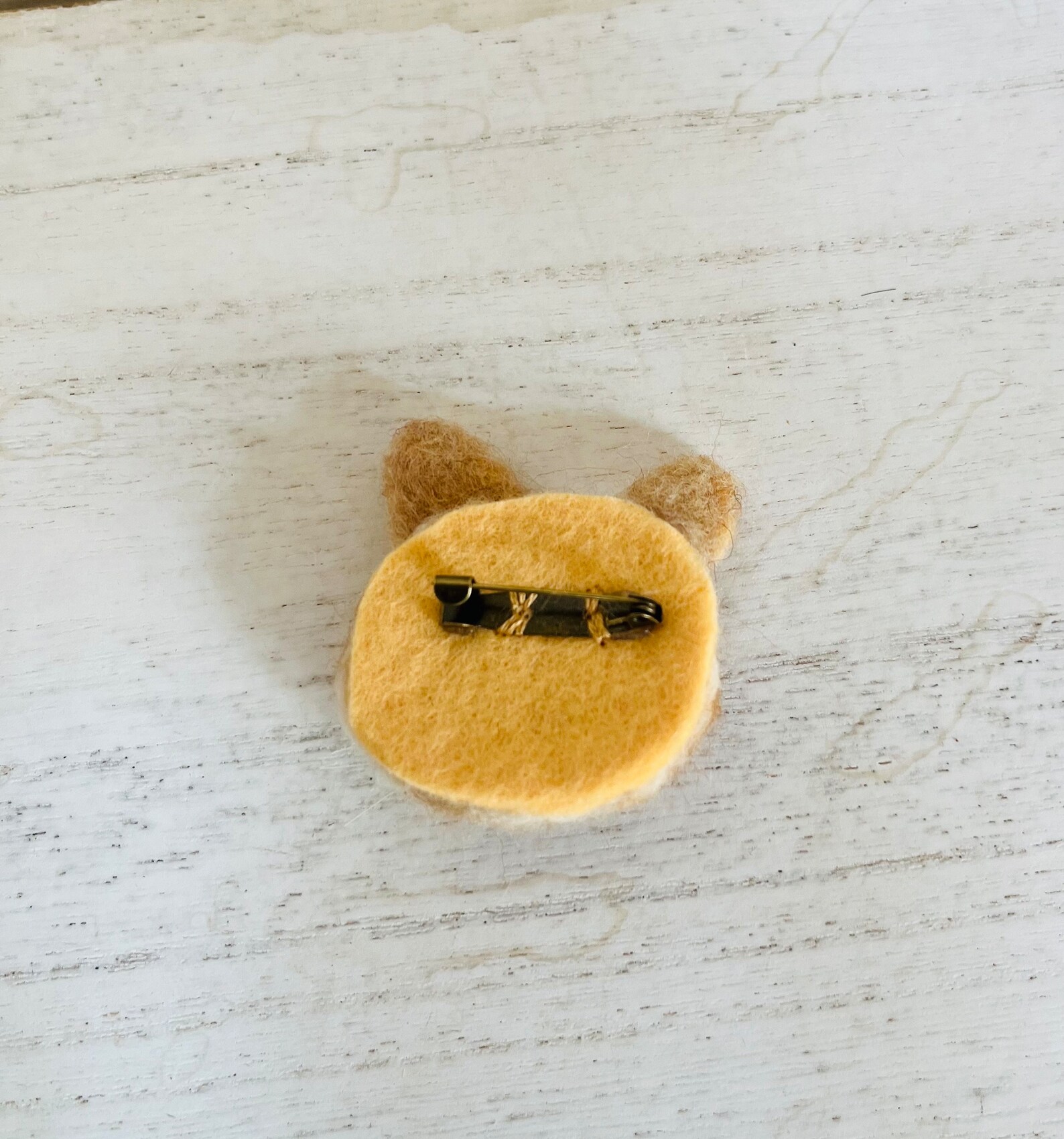 Needle Felted Cat Pin. Needle Felt Cat Brooch. Orange Cat. - Etsy