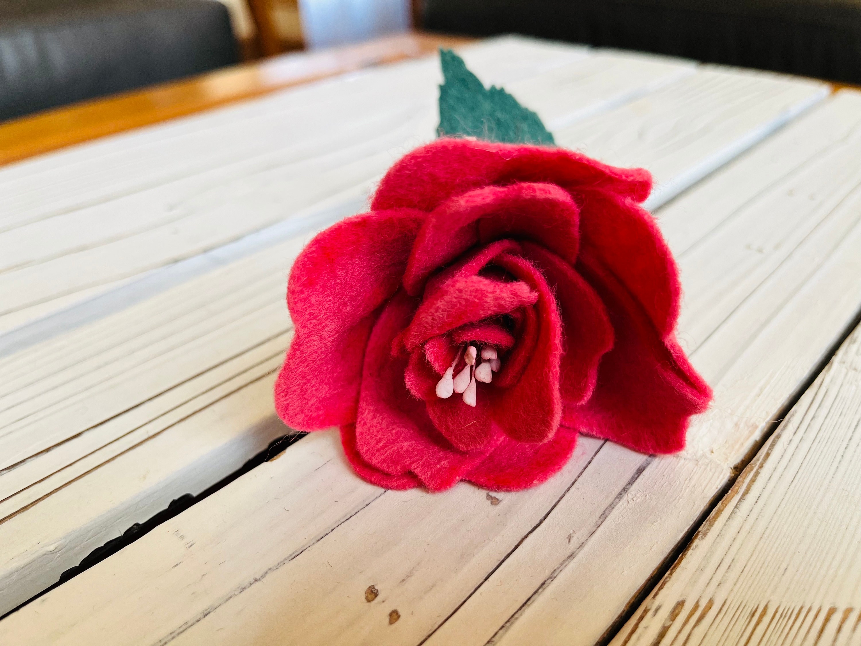 Felt Flower Rose. Handmade Felt Flower, Felt Roses, Flower for Home ...