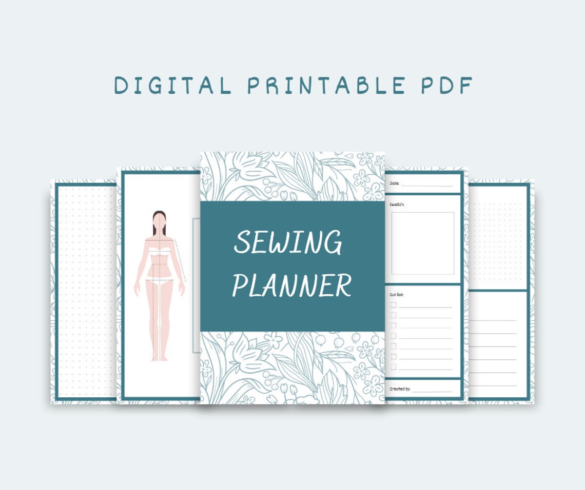 Digital Download PDF Sewing Planner - Etsy
