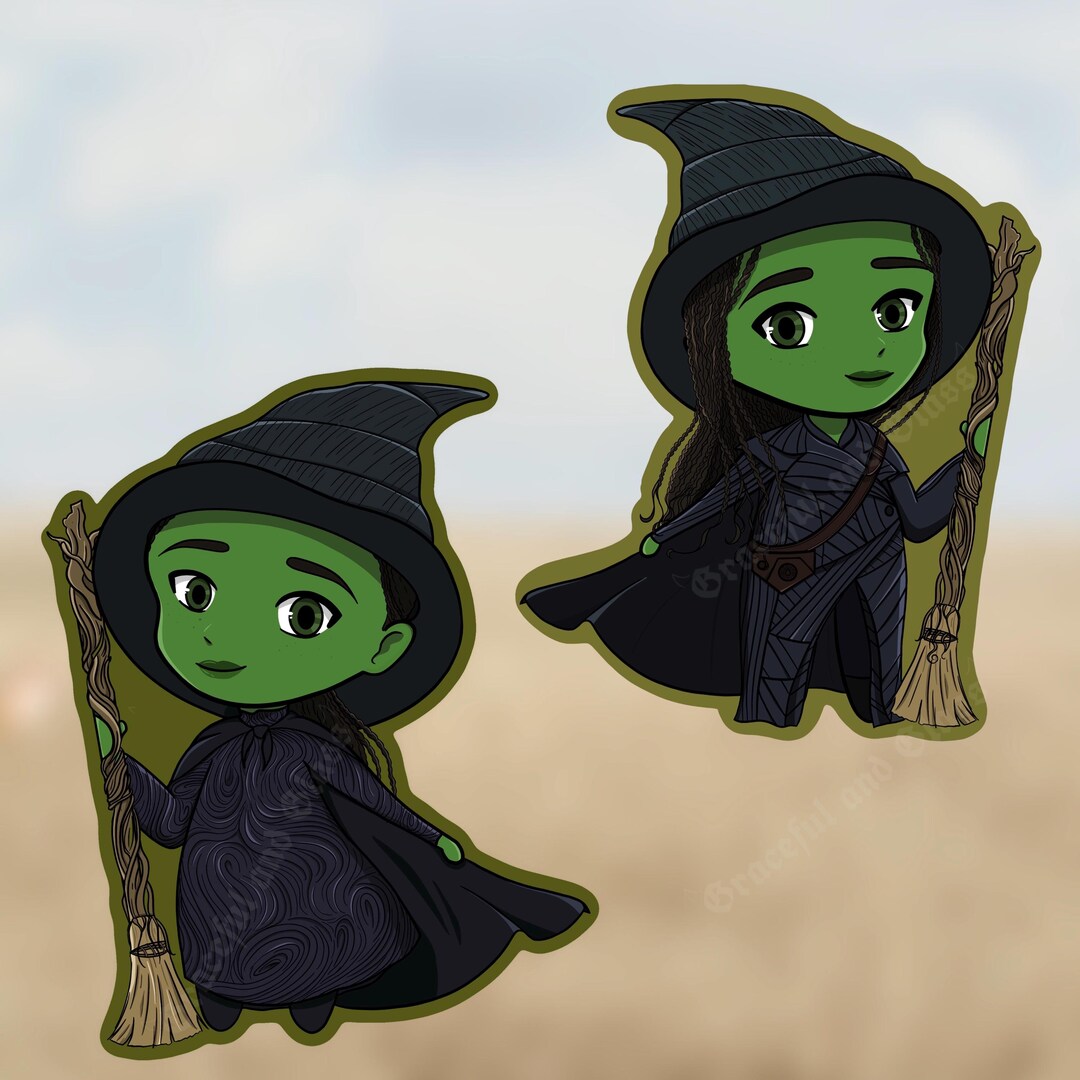 Wicked Chibi Stickers IN STOCK - Etsy