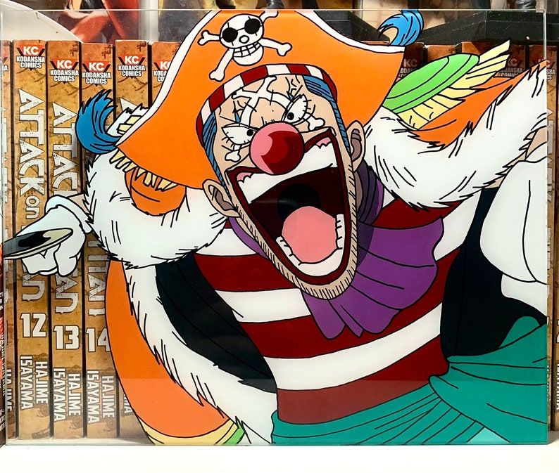 Pirate Clown Anime Glass Painting - Etsy