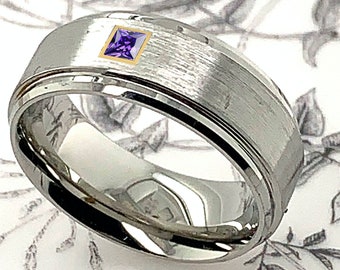 Cobalt Wedding Ring - Etsy