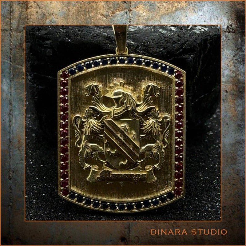 Custom Gold Pendant - Etsy