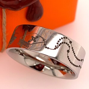 Rosary Ring - Mens Tungsten Looks - Etsy
