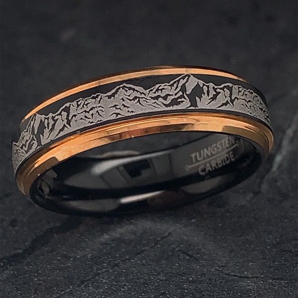 Mountain Range Ring - Etsy