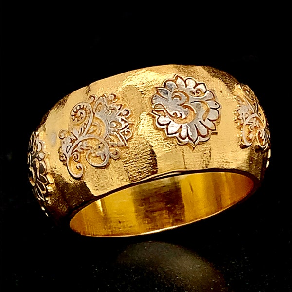 Lotus Flower Ring - Etsy