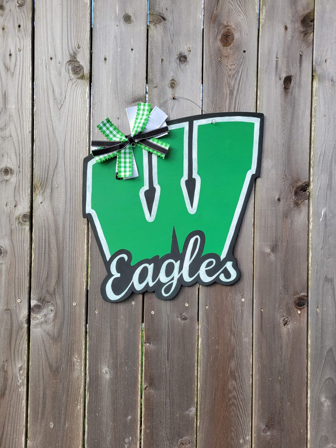 Woodsboro Eagles Sports Sign, Wooden Door Hanger - Etsy