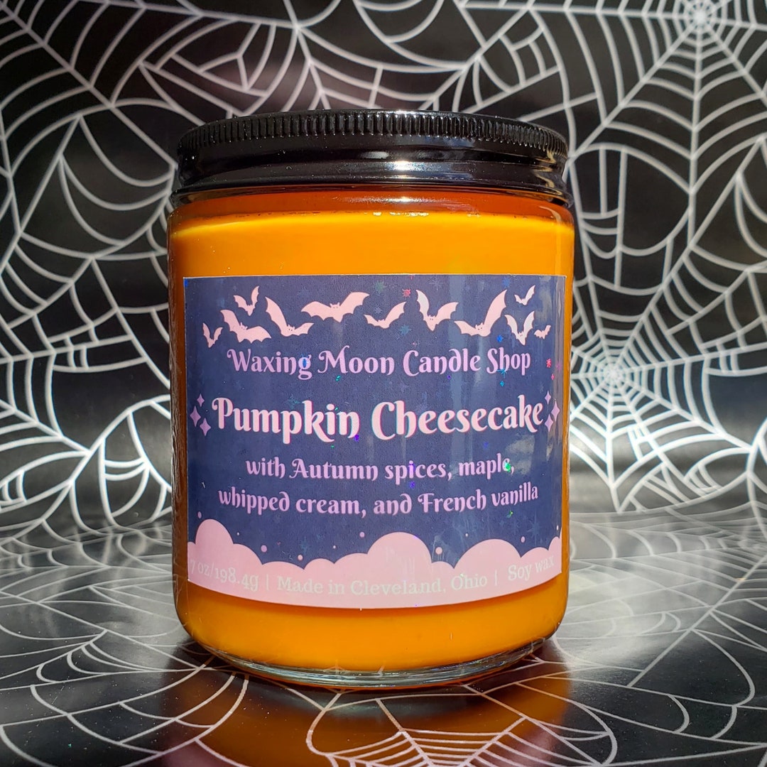 Pumpkin Cheesecake 7oz Soy Container Candle // Fall Scented Candle ...