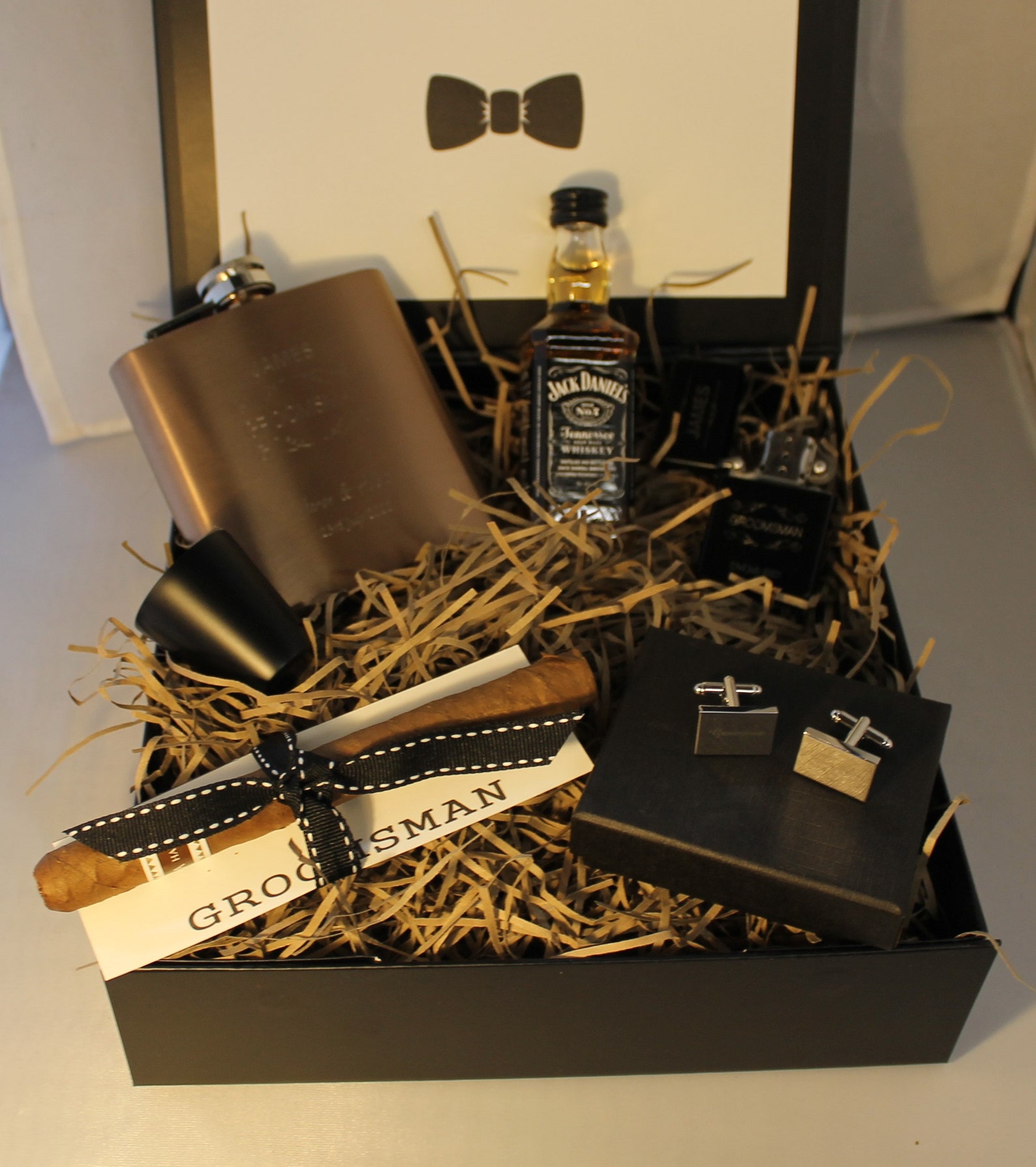 Personalised Wedding, Best Man - Groomsman Gift / Keepsake Box Bronze ...