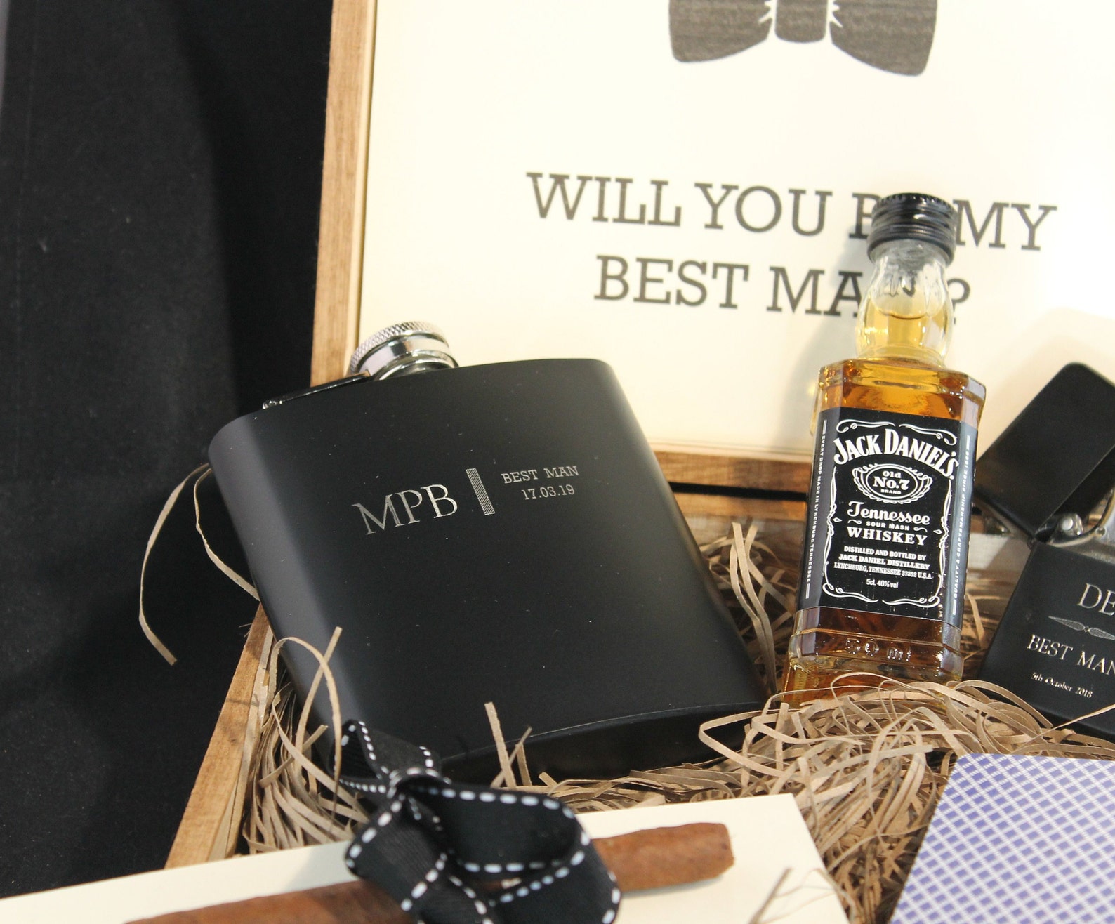 Personalised Wedding Best Man Groomsman Gift / Keepsake Box | Etsy