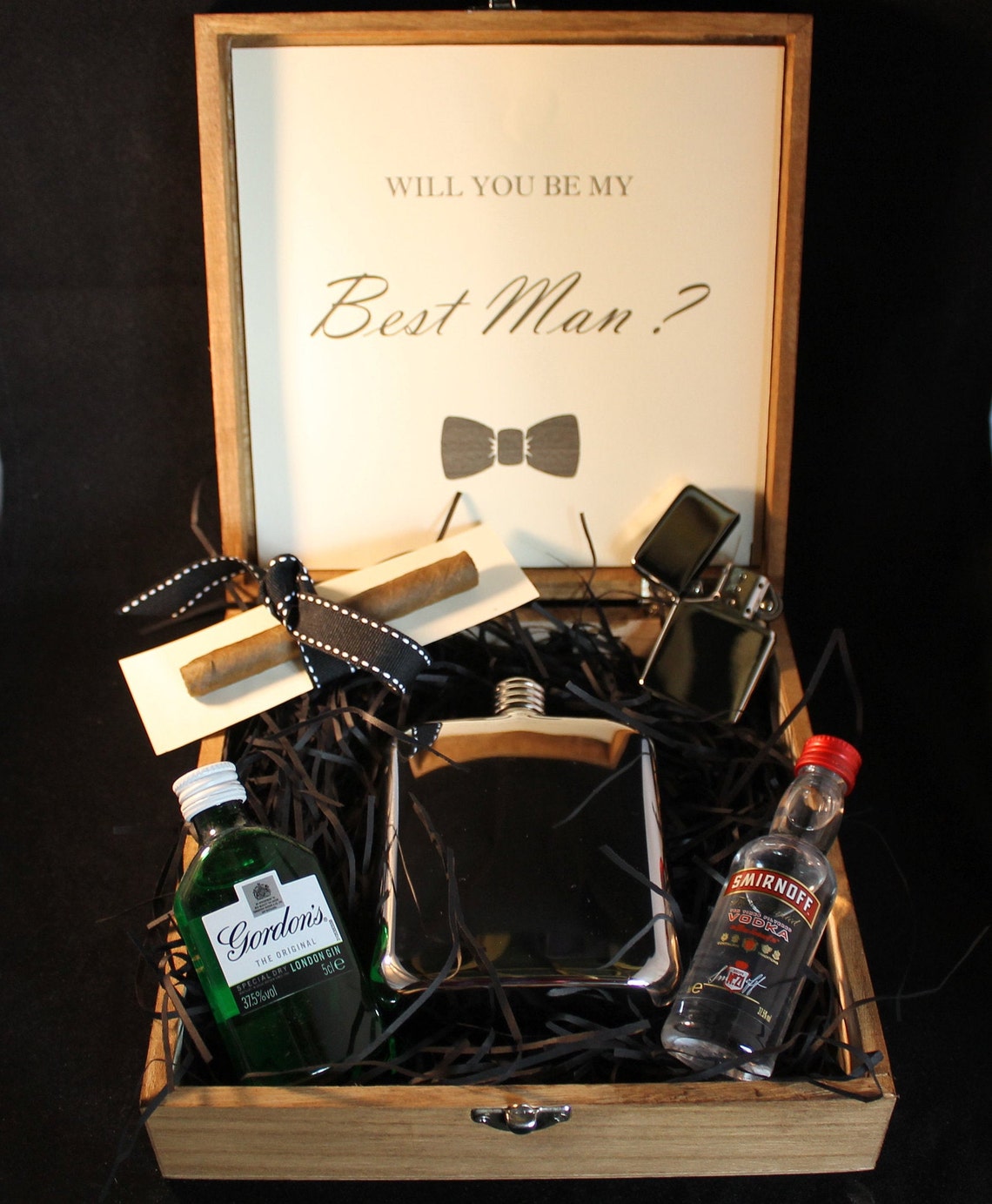 Personalised Premium Wedding, Best Man - Groomsman Gift / Keepsake Box ...