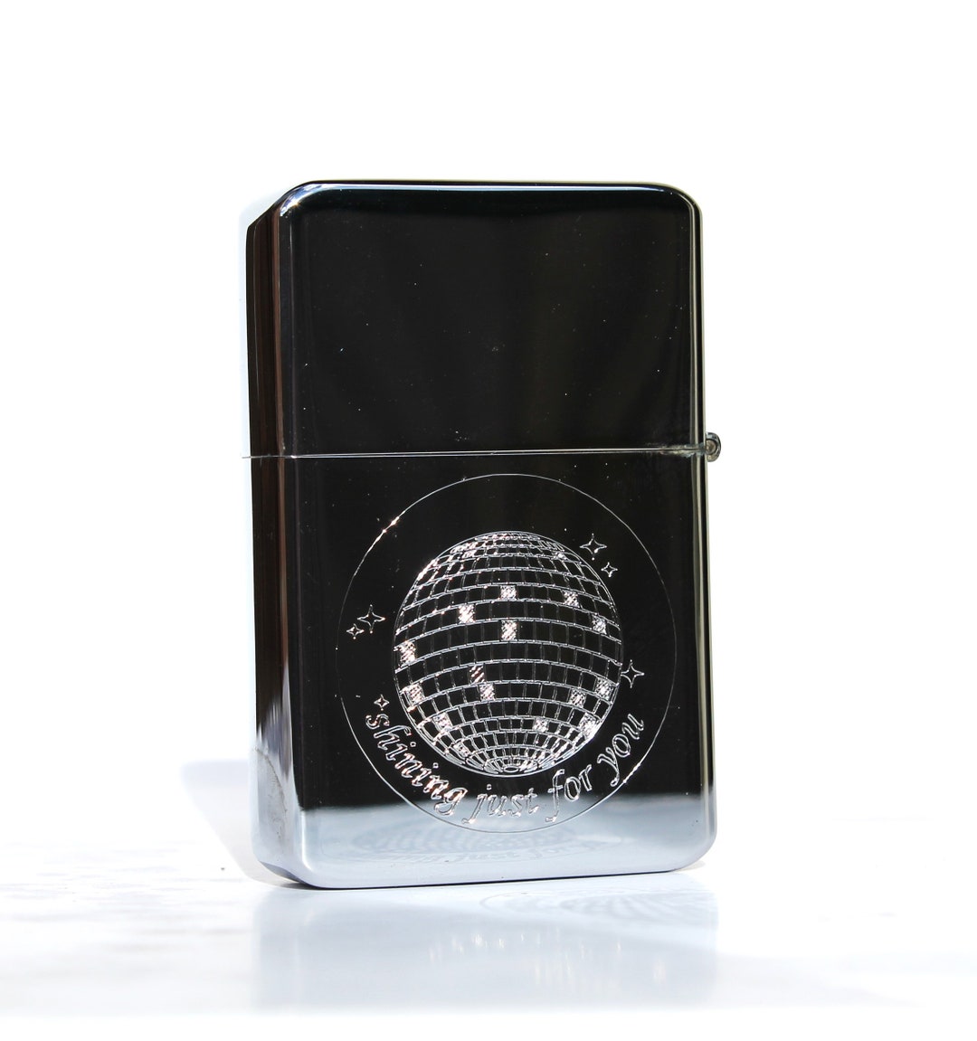 Solid Brass Silver Lighter 'shining for You' inspired by Taylor Swift ...