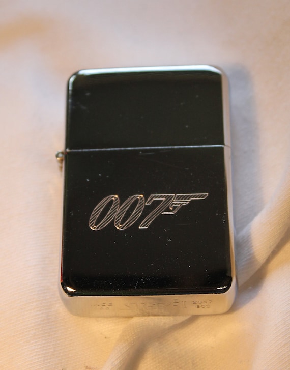 007 Solid Brass Lighter in Chrome & Gift Box FREE ENGRAVING - Etsy