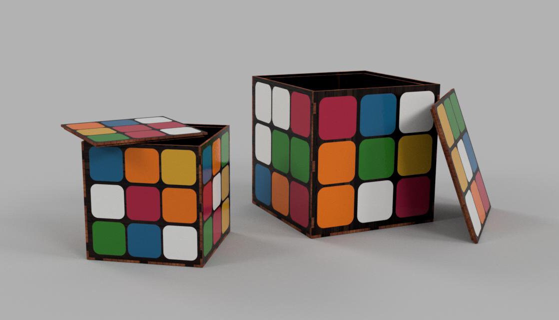 Cube Gift Box Laser Cut Digital Download Laser Cut Files Laser - Etsy