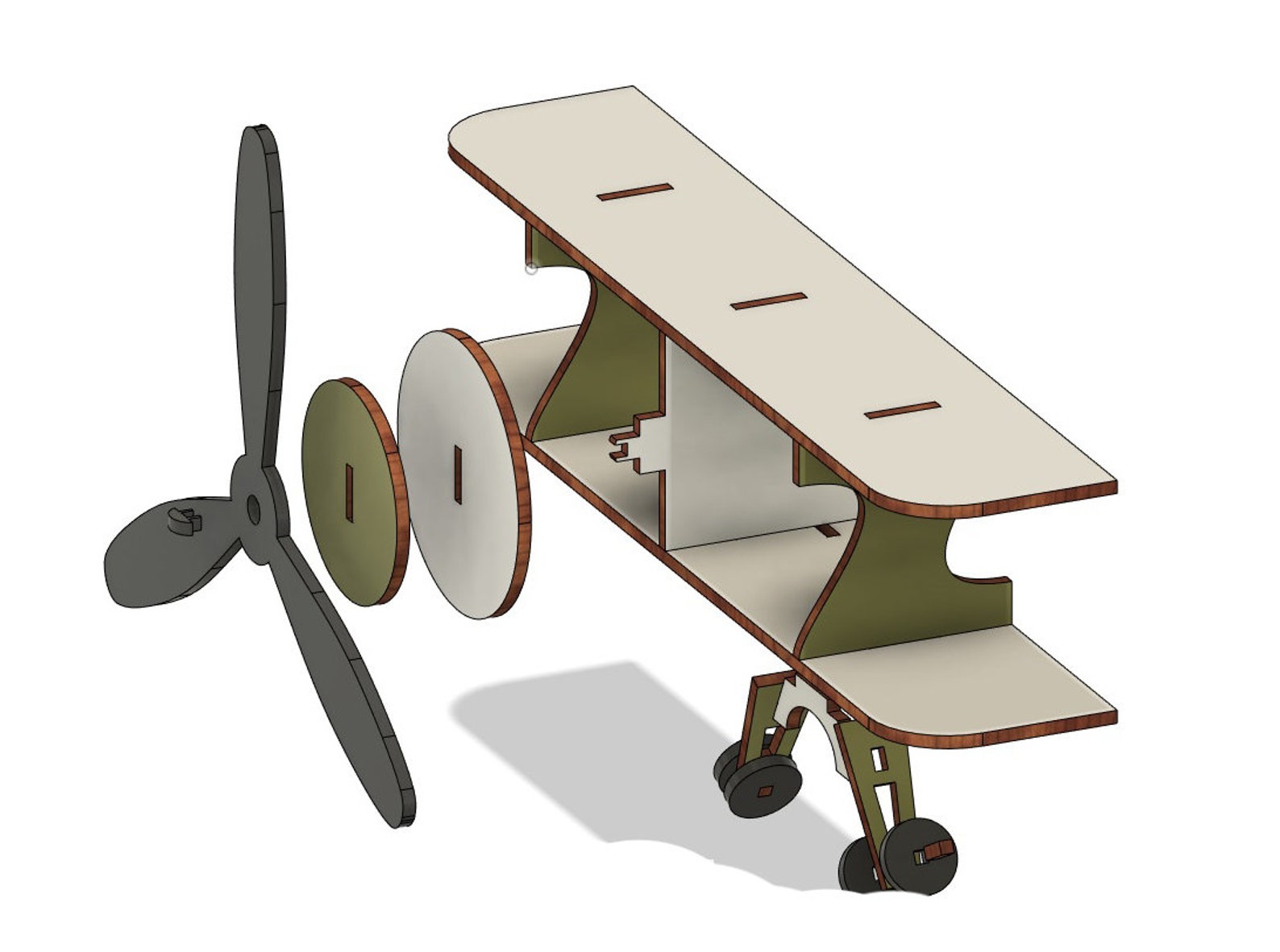Biplane Wall Shelf Laser Cut Plan, Kids Room Decor (svg, Cdr, Dxf, Pdf ...