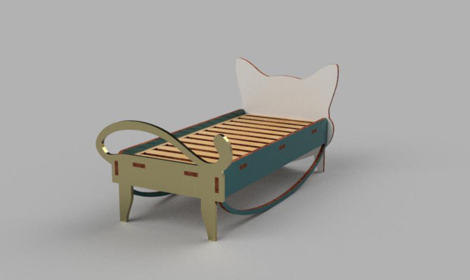 CAT Silhouette Toy Bed Vector Svg Dollhouse Furniture File DIY - Etsy