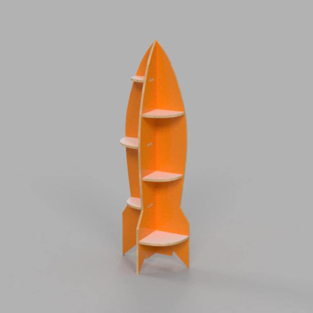 Rocket Shelf Template: Laser & CNC Router Cutting Plans (digital ...