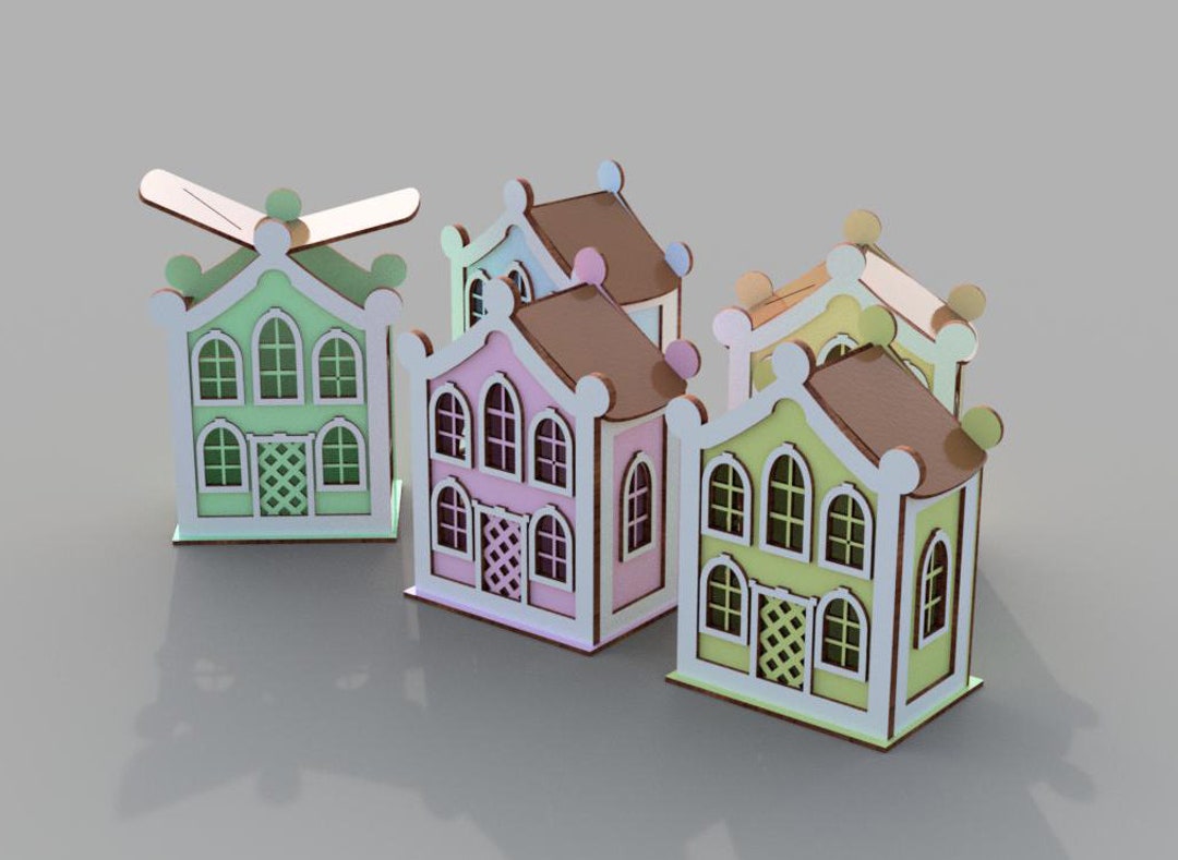 Piggy Bank for Laser Cutting 4,6,8 Mm Coin and Banknote Storage Home ...