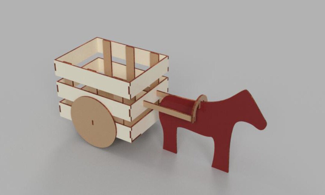 Candy Cart Sweet Display Stand Wooden Plywood Plan SVG CDR DXF File ...