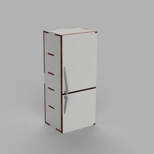 Vector File Toy Refrigerator Laser Cut Plan Glowforge Svg Fridge ...