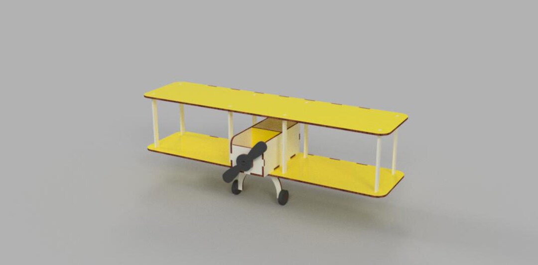 Wood Plane Wall Shelf Laser Cut Plan Aircraft Svg Files File Svg Cdr ...