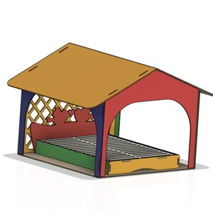 Laser cut house for dogs and cats animal cot pet bed vector | Etsy