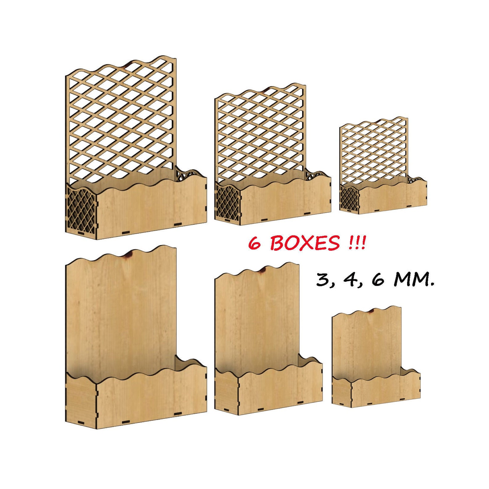 Envelope Box for Flowers Vector File Dxf Svg Cdr for CNC Laser | Etsy