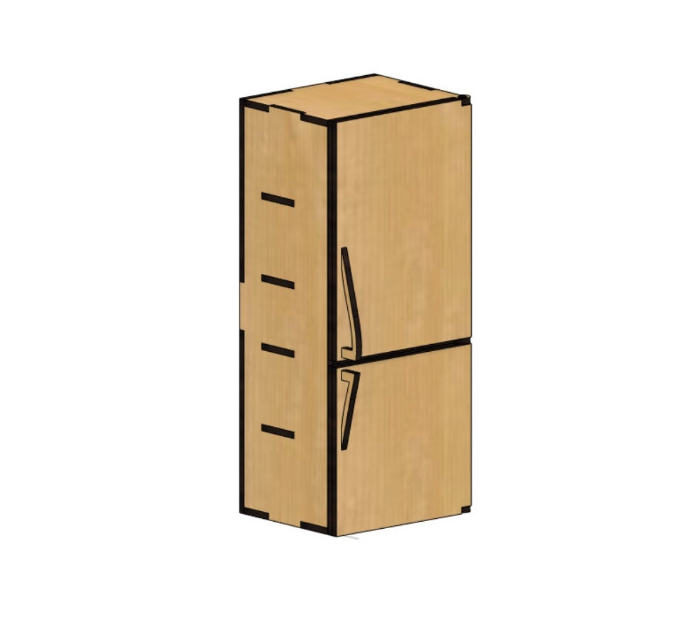 Vector File Toy Refrigerator Laser Cut Plan Glowforge Svg - Etsy