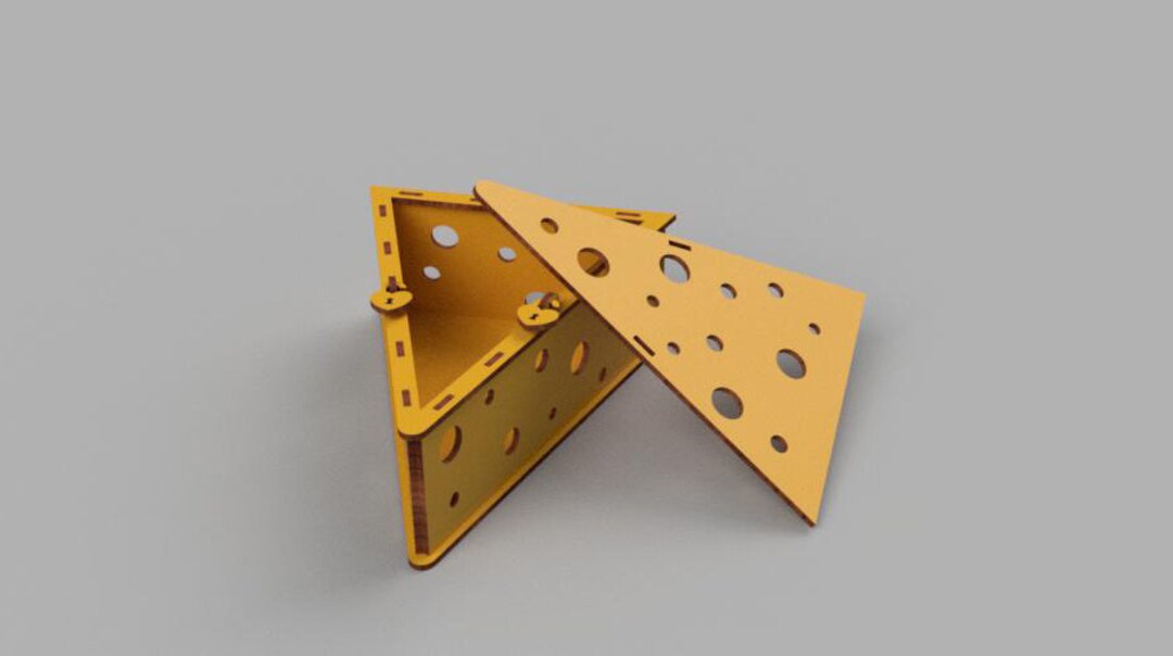 Triangle Gift Box - Laser Cut Files (SVG, DXF, AI) - Etsy