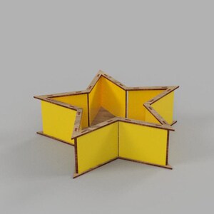 Star Box Laser Cut Files Glowforge SVG Laser Box Files Wooden Star Box ...
