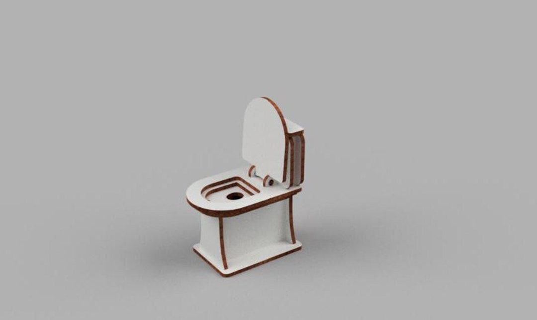 Inodoro archivo vectorial svg cnc plan glowforge svg atributos casa de ...