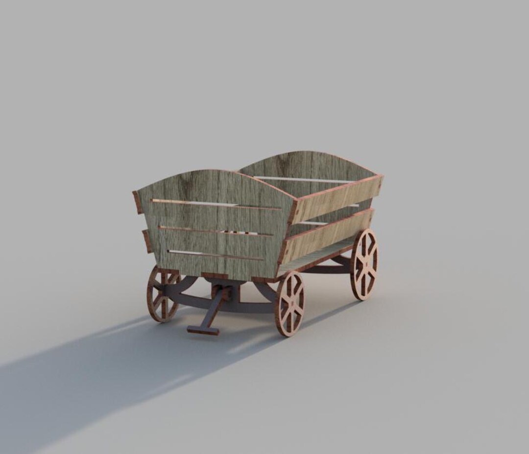 Laser Cut Horse Cart, 3D Wooden Model Kit (digital Download) - Etsy UK