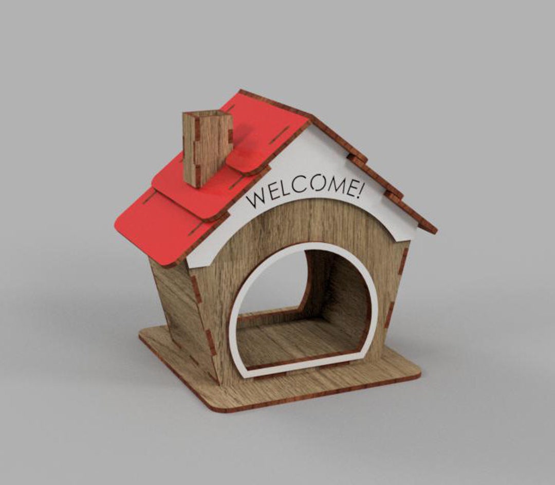 Bird Feeder Bird House 3, 4, 6 Mm Bird House Laser Cut File Laser Cut ...