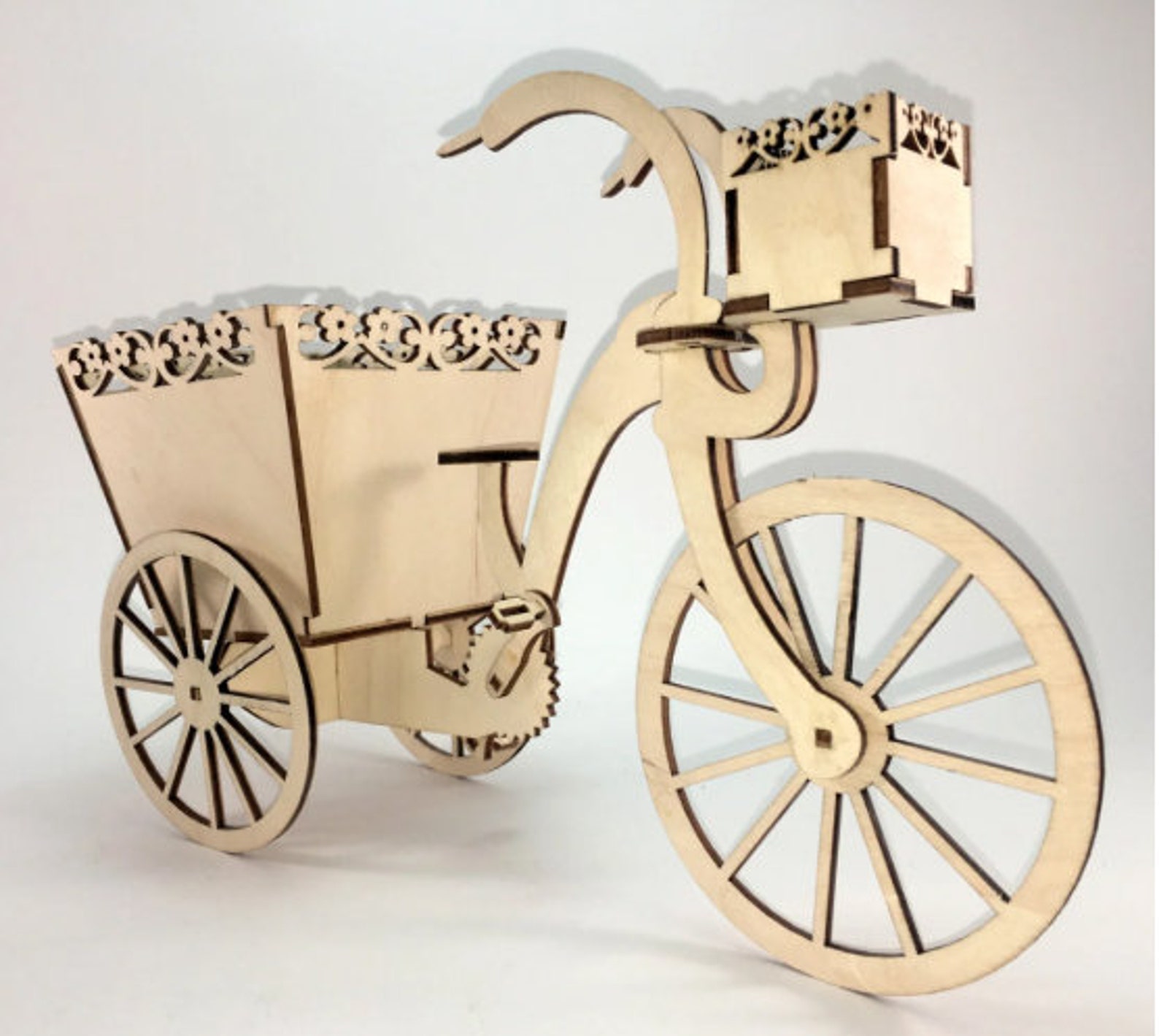 BIKE Stand Dxf Tricycle Svg Files for Laser File Bike Stand - Etsy