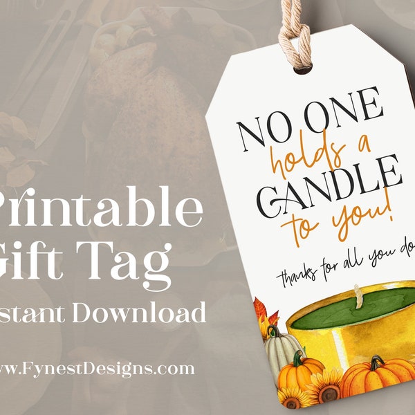 Candle Favor Tags - Etsy