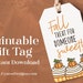 Printable Thanksgiving Fall Gift Tag Fall Treat for Someone Sweet ...