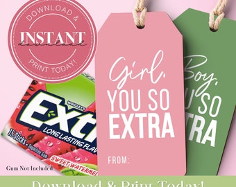 You so Extra Candy Template - Etsy