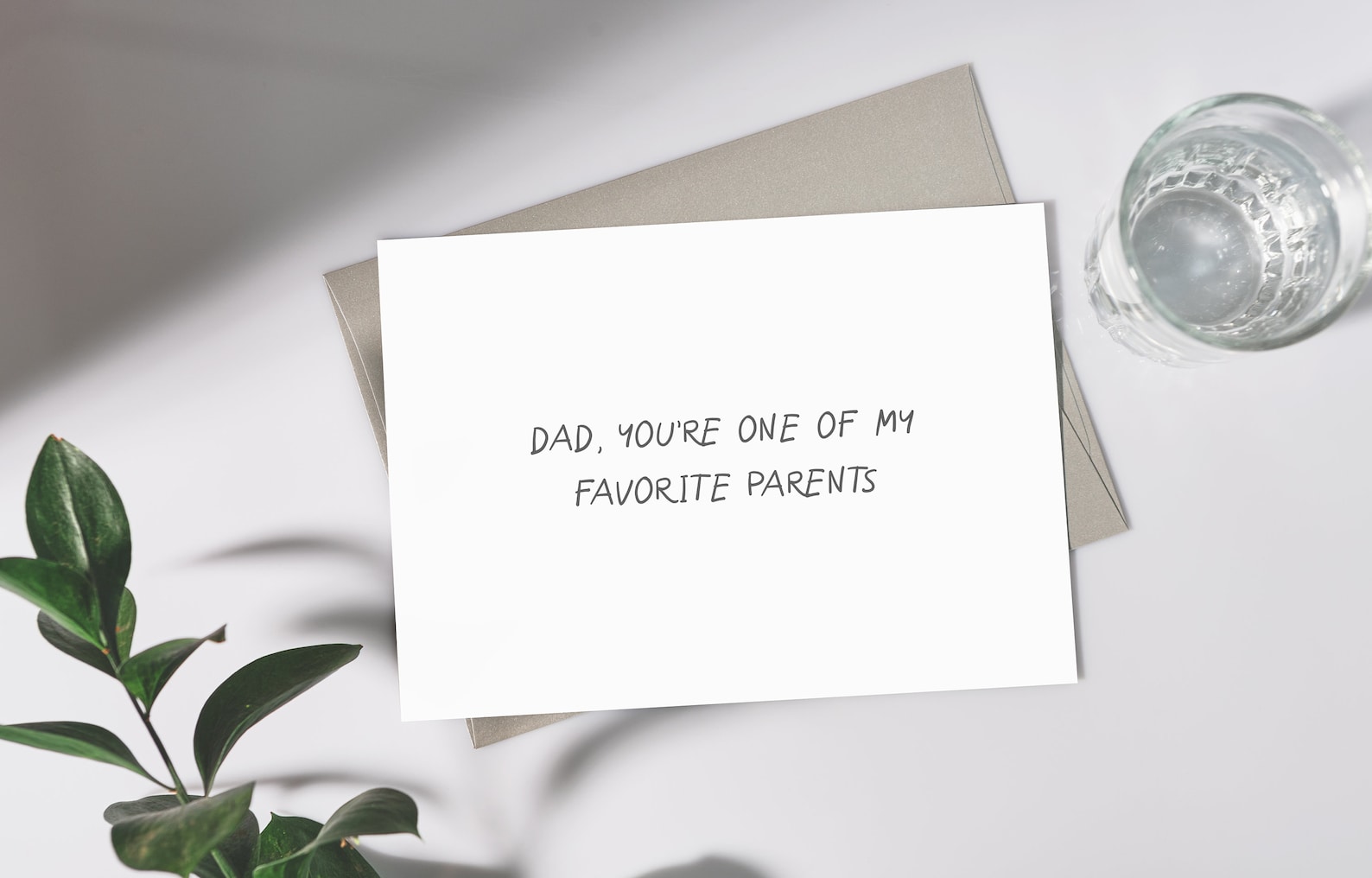 Printable Fathers Day Card From Adult Kid Son Daughter Youre One of My ...