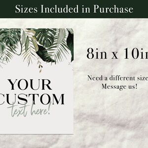 Editable Tropical Bachelorette Table Sign Self Edit Template Topic Like ...