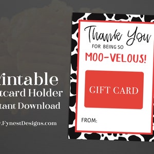 Printable Giftcard Card Idea | Printable Chicken Fast Food Teacher ...