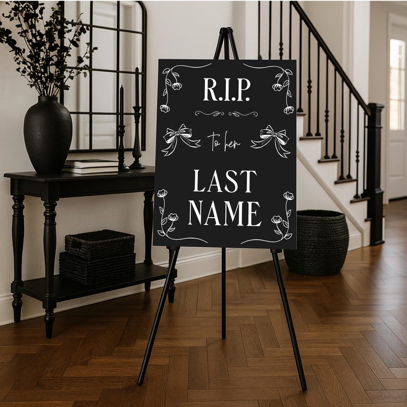 Rip to the Miss Sign - Etsy UK