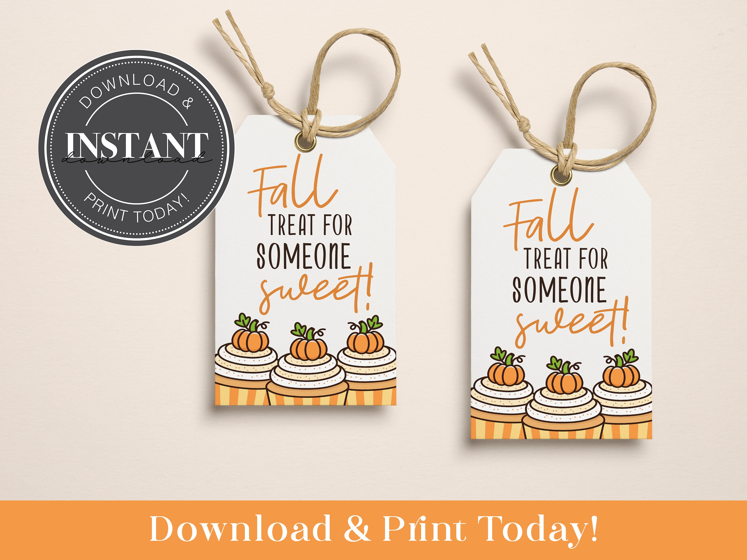 Printable Thanksgiving Fall Gift Tag Fall Treat for Someone Sweet ...