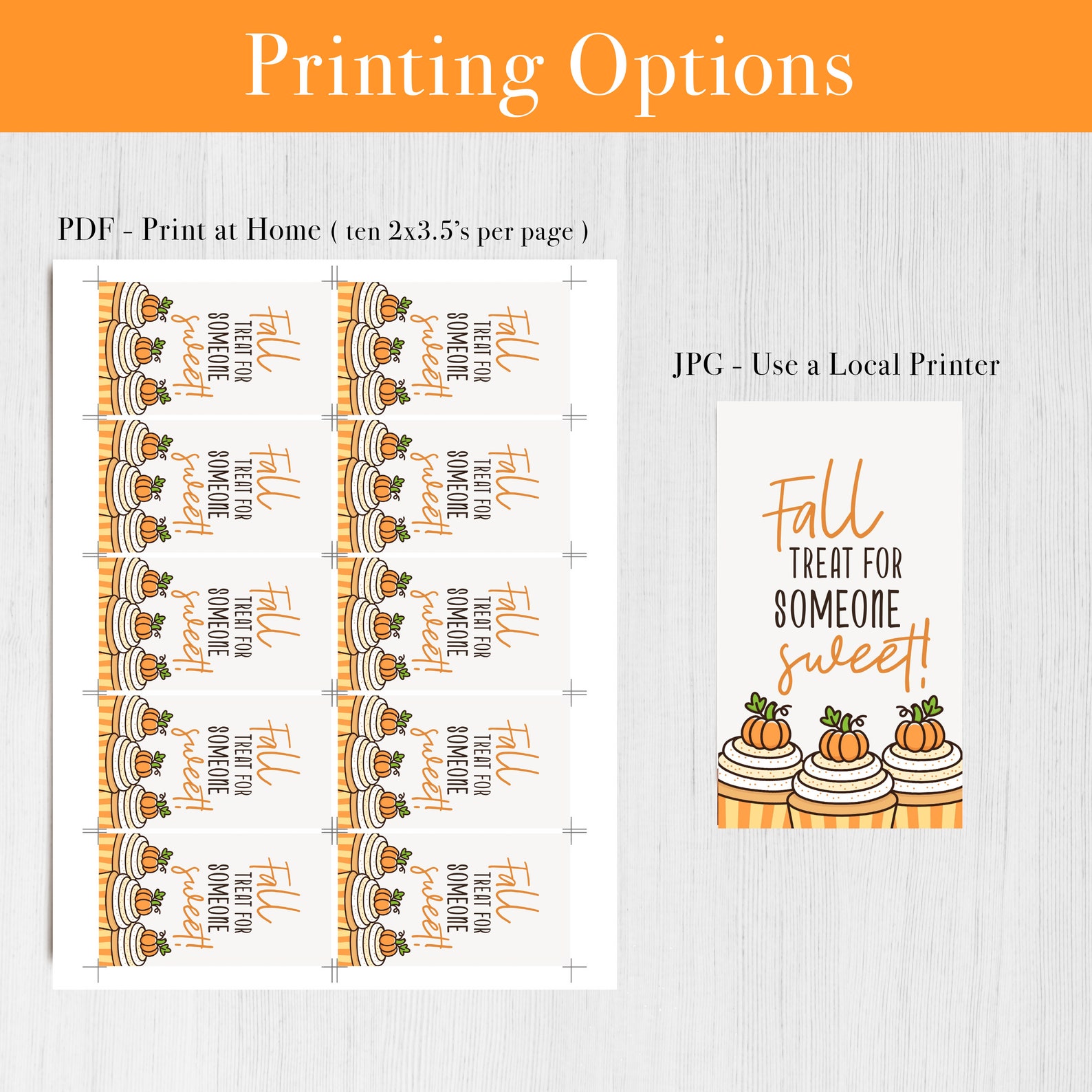 Printable Thanksgiving Fall Gift Tag Fall Treat for Someone Sweet ...