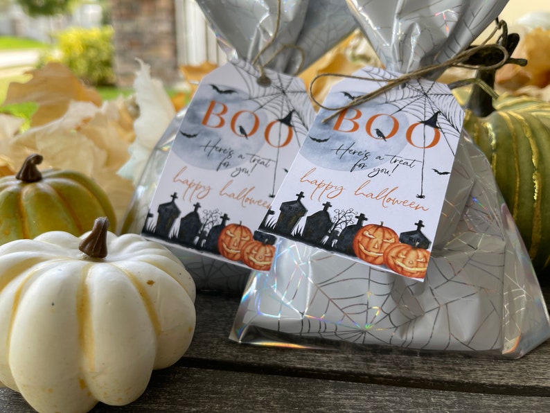 Halloween Gift Tag No Heres a Treat for You Printable Boo - Etsy