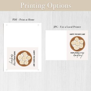 Printable Mothers Day Card From Adult Kid Daughter Son From Youre ...